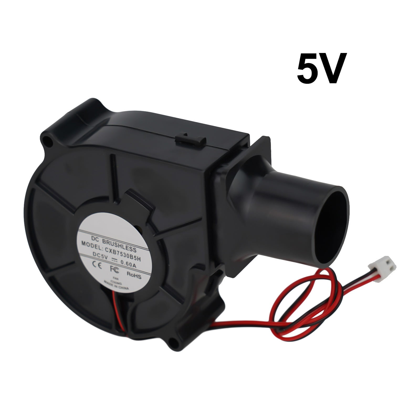 DC5V 12V 24V BBQ Fan Cooling Air Blower 7530 with 3700RPM for Cooking ...