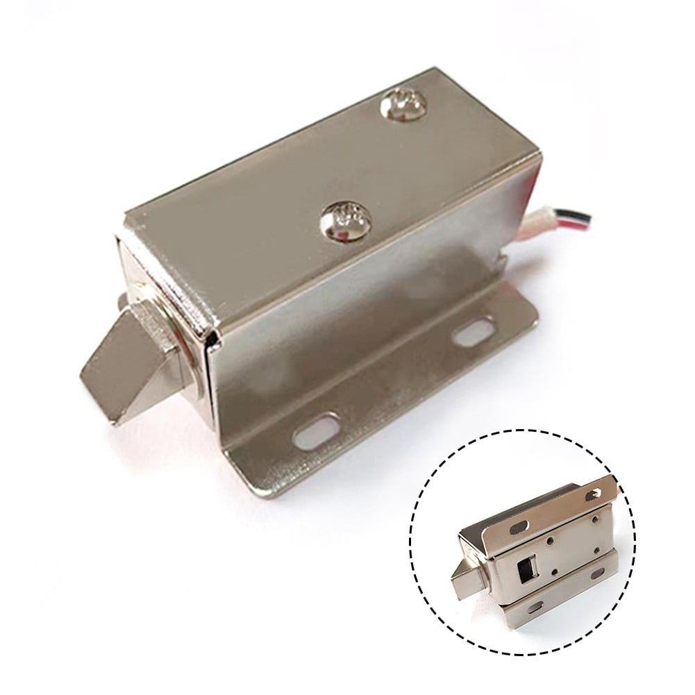 Dc6V-Electronic Door Lock Catch Gate 6V-24V Release Assembly Solenoid ...