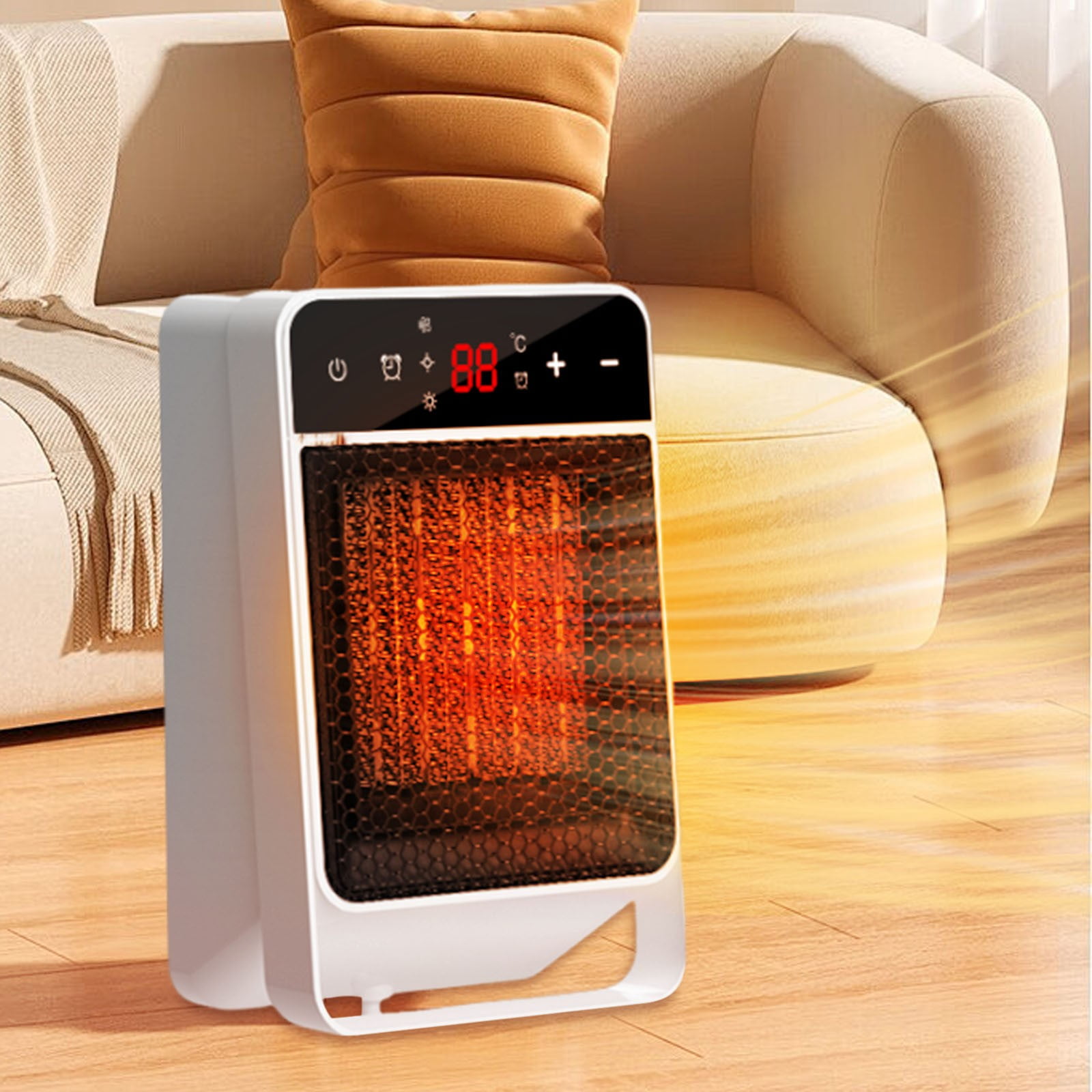 DcGZvy 1800W Space Heaters for Indoor Use with Remote Led Display ...