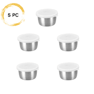 6 Mini Ramekins Red Melamine Condiment Bowl Souffle Dish Saucer Cups ...