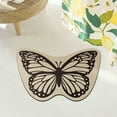 DcGZvy Bathroom Rugs Washable Butterflies Rug Diatomaceous Earth Bath ...