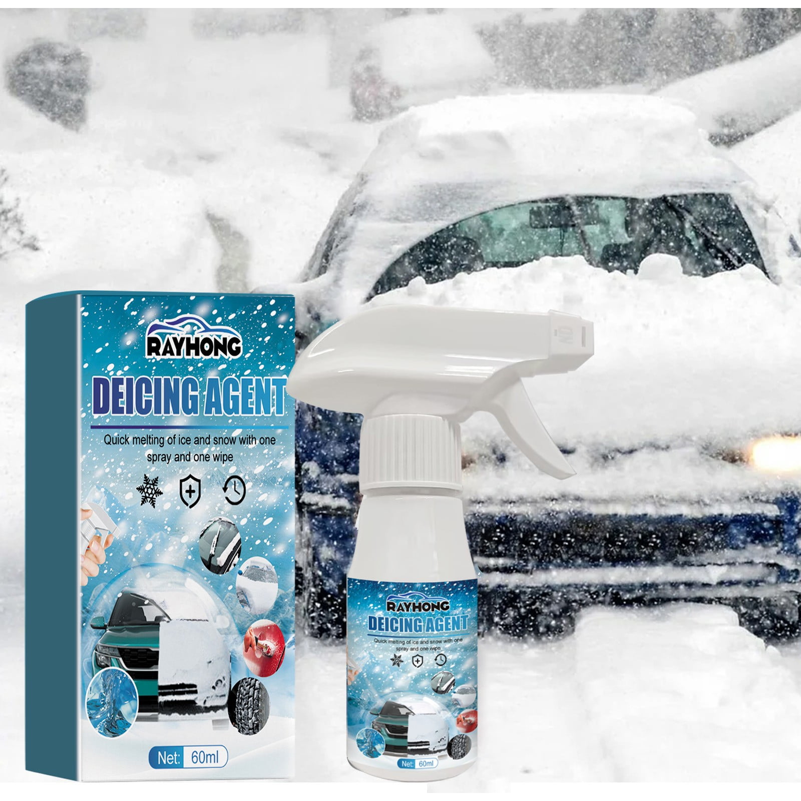 DcGZvy Clearance Car De-Icer Spray Deicer Spray for Car Windshield ...