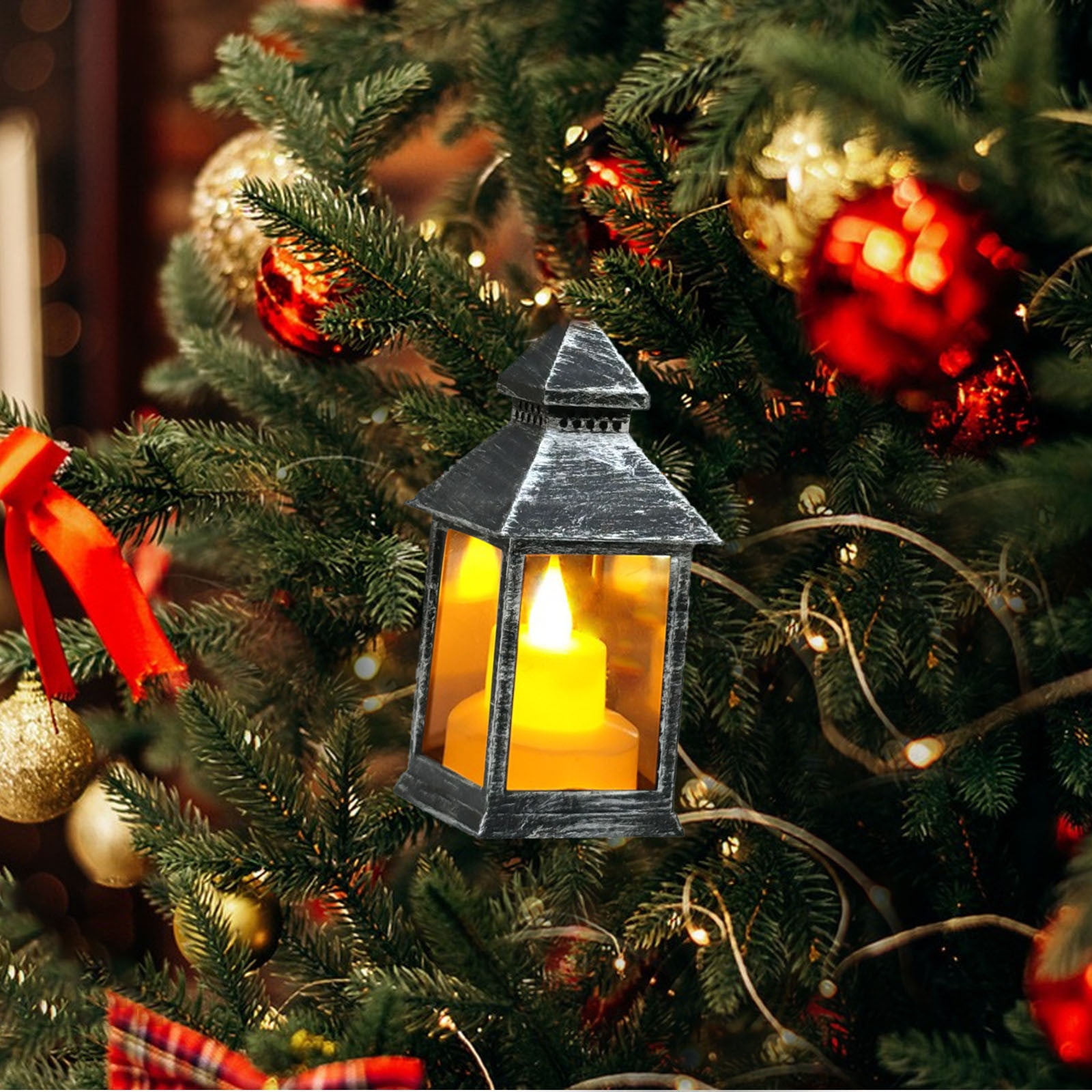 DcGZvy Electronic Candle Lights Plastic Decorative Lights Vintage ...