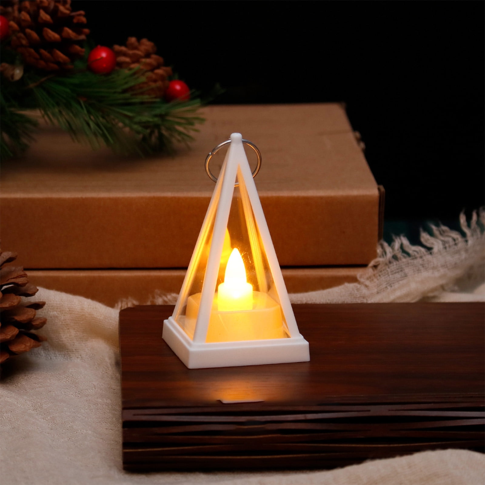DcGZvy Electronic Candle Lights Plastic Decorative Lights Vintage ...