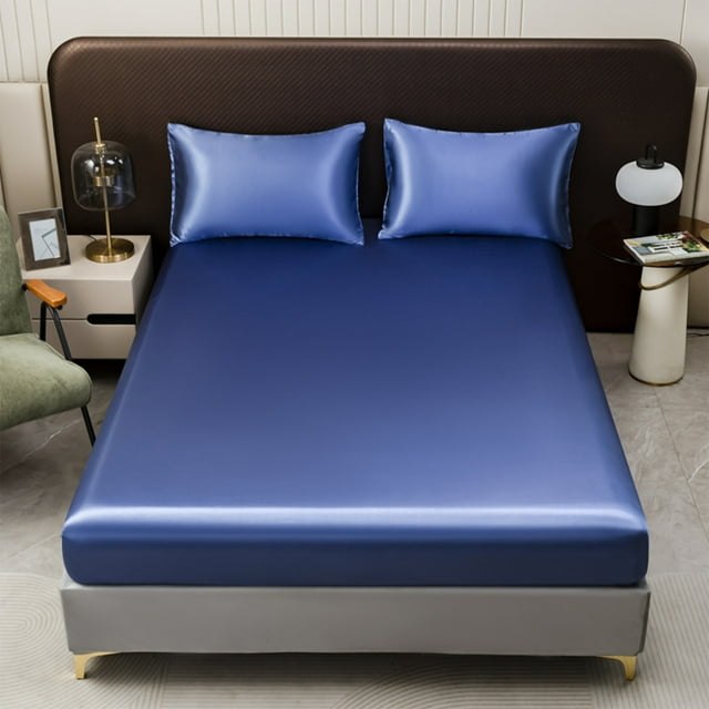 DcGZvy Fitted Sheet Only 60*80in Solid Color Fitted Sheet Deep Pocket ...