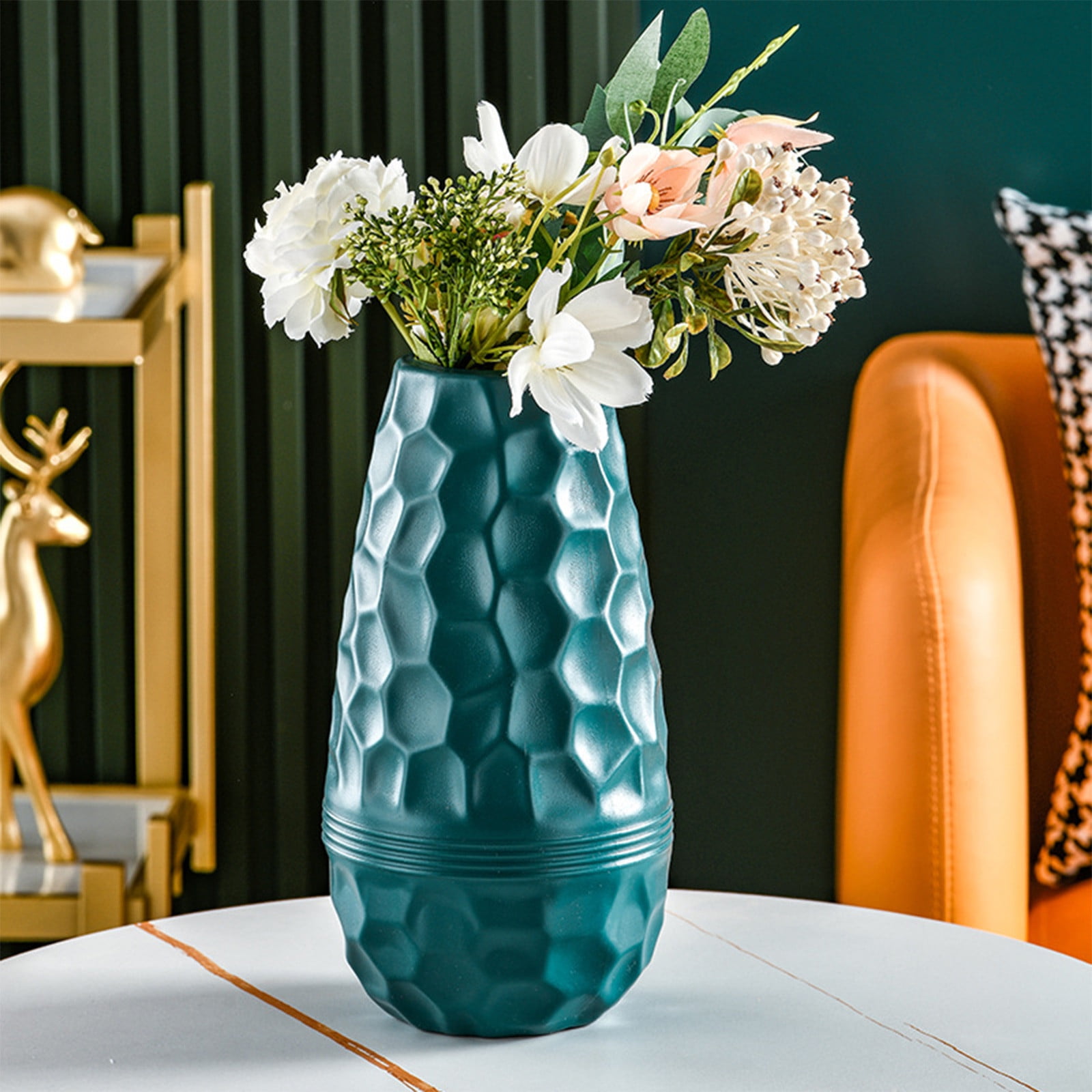 DcGZvy Flower Vase Unbreakable Vase Decorative Vases Plastic Flower ...