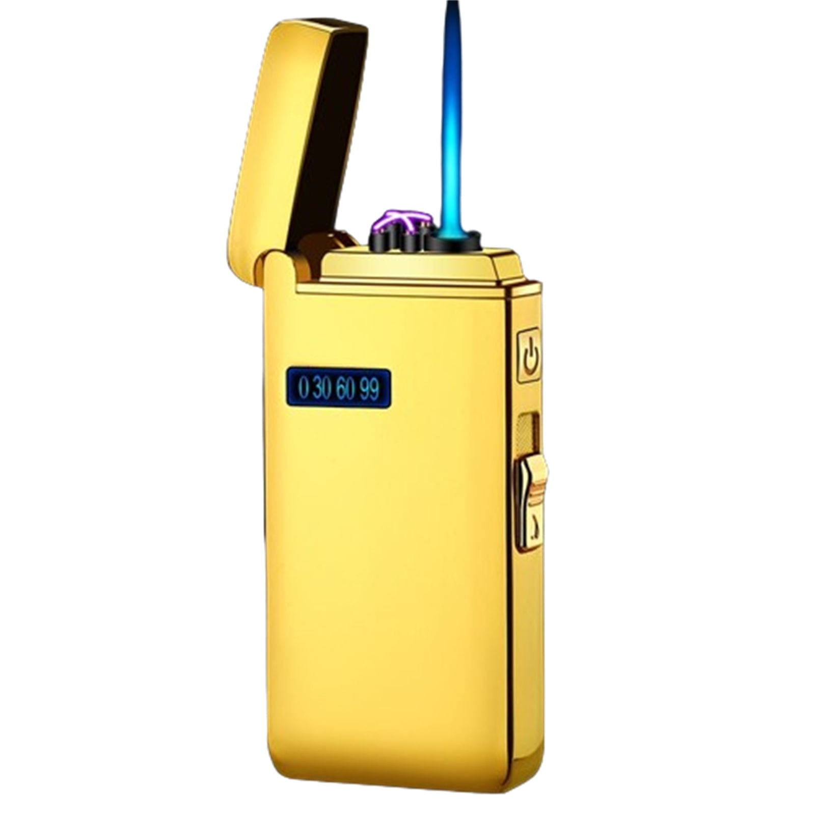 DcGZvy Refillable Lighters Kitchen Lighter Metal Lighter Windproof ...