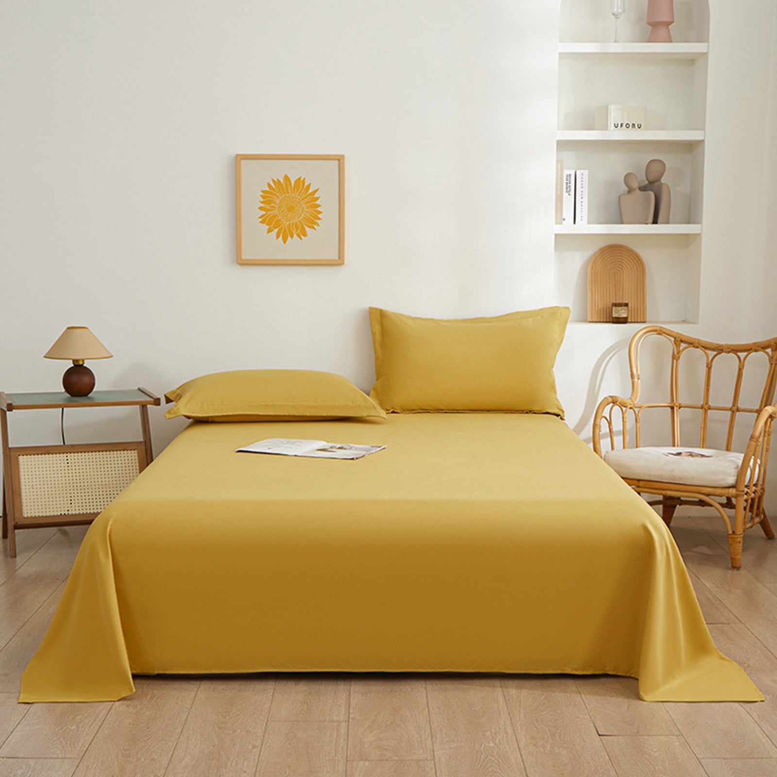 DcGZvy Sheets Queen Size Bed Set 3 Piece Queen Bed Sets Soft Sheets ...