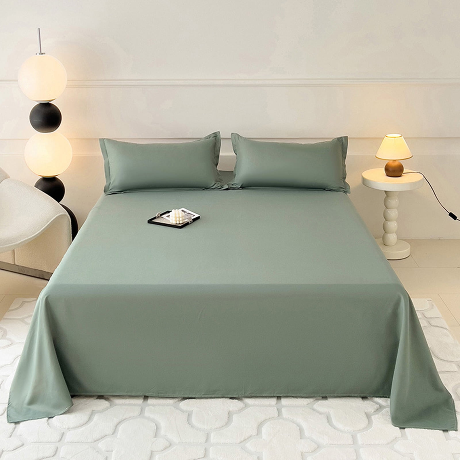 DcGZvy Sheets Queen Size Bed Set 3 Piece Queen Bed Sets Soft Sheets ...