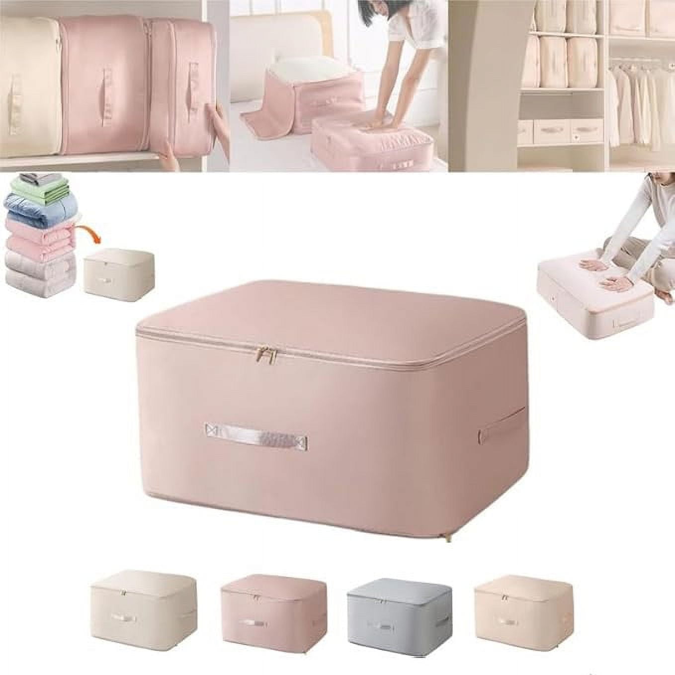 DcGZvy Storage Bins Cube Storage Organizer Heavy Duty Moving Bags ...