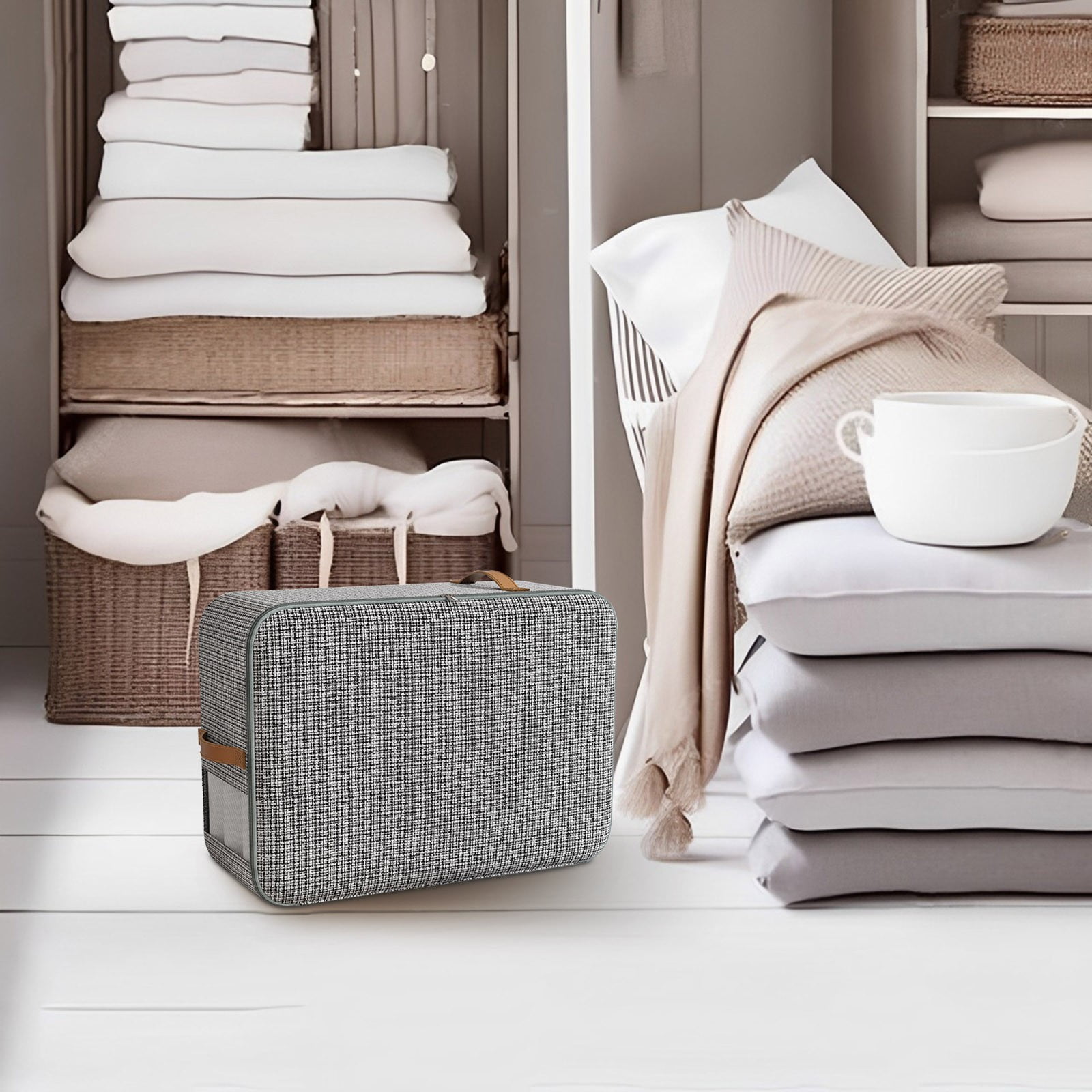 DcGZvy Storage Containers Cloth Portable Storage Bins Large Capacity ...