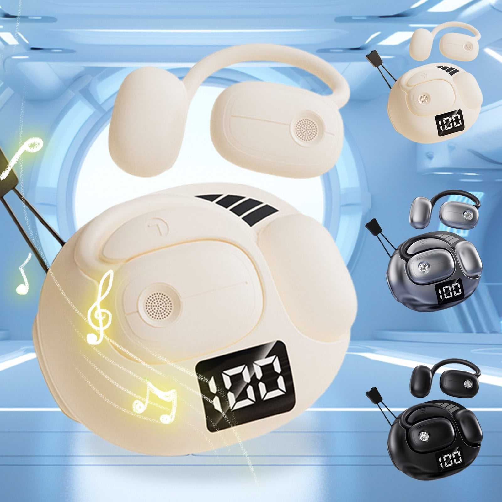 DcGZvy Translation Earbuds Earbud Translator Wireless Bluetooth ...