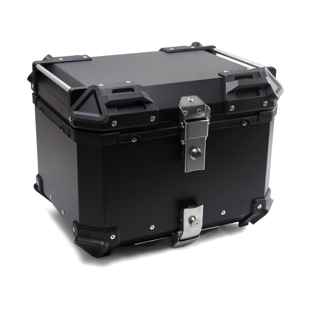 Dcenta 45L Hard Shell Top Case Motorcycle Rear Trunk, Aluminum Alloy ...