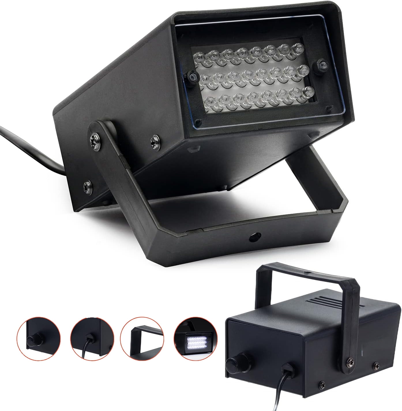 Dcenta Attic Squirrel Repellent Flashing Strobe Light, Led Strobe Light ...