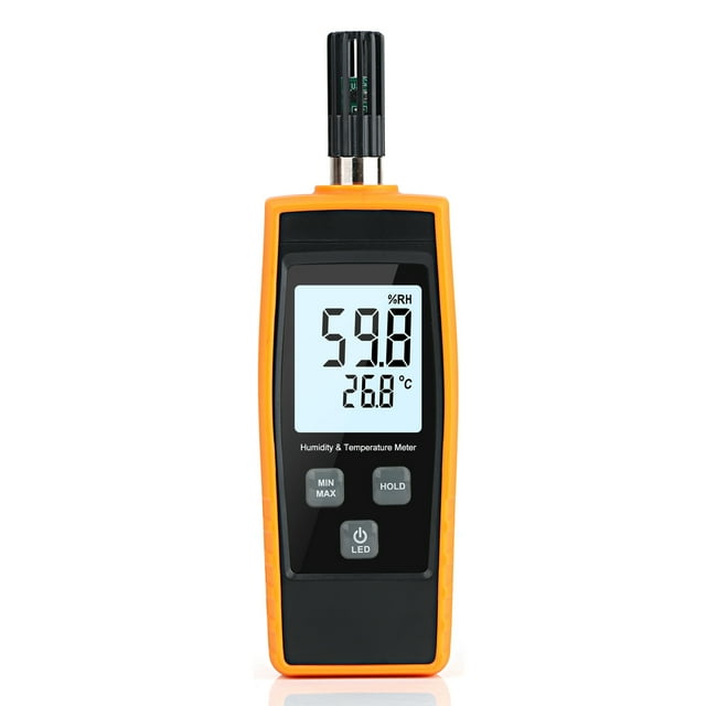 Dcenta Digital Temperature Humidity Meter for , with LCD Backlight and ...