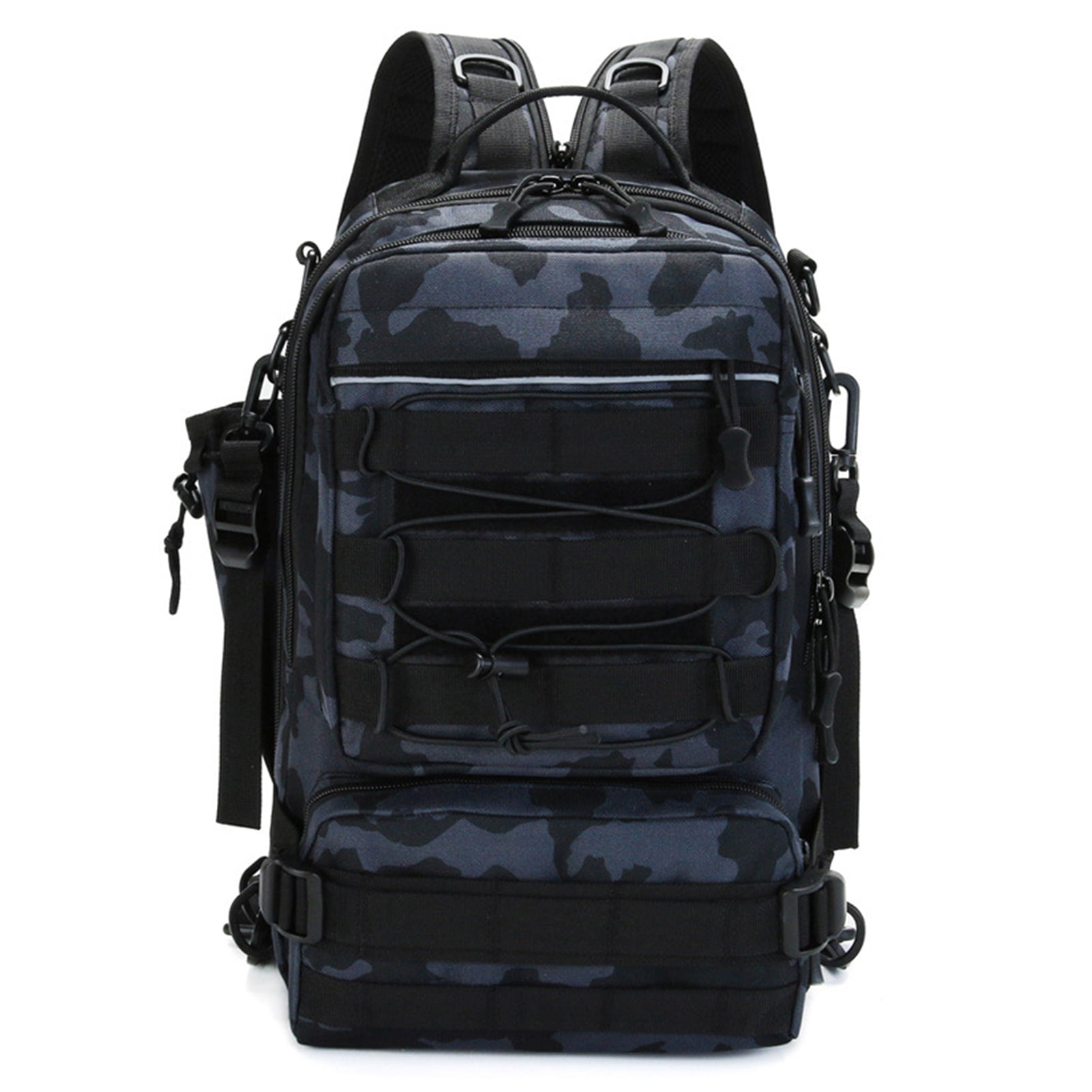 Dcenta Waterproof Camo Backpack - Fishing Tackle Storage Bag, Shoulder ...