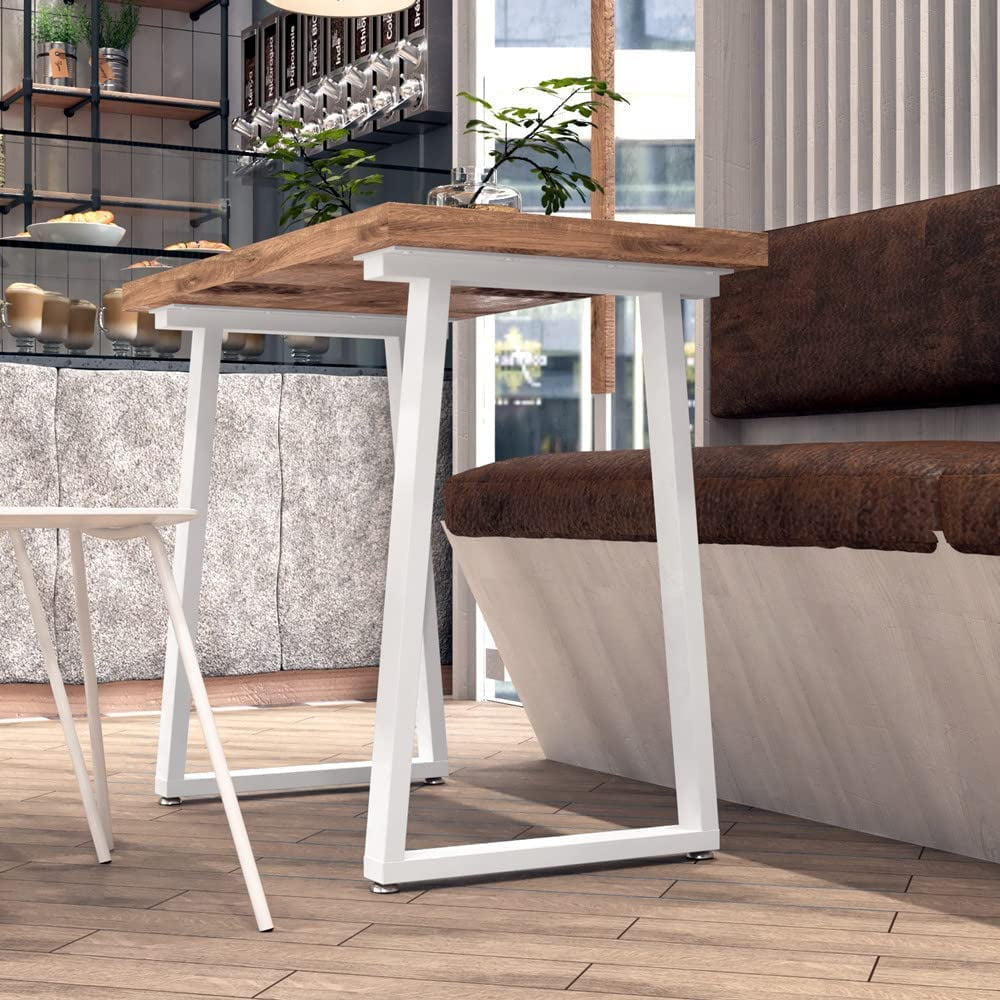 Dcloud White Metal Table Legs 28Inch Heavy Duty Coffee Table Dining ...