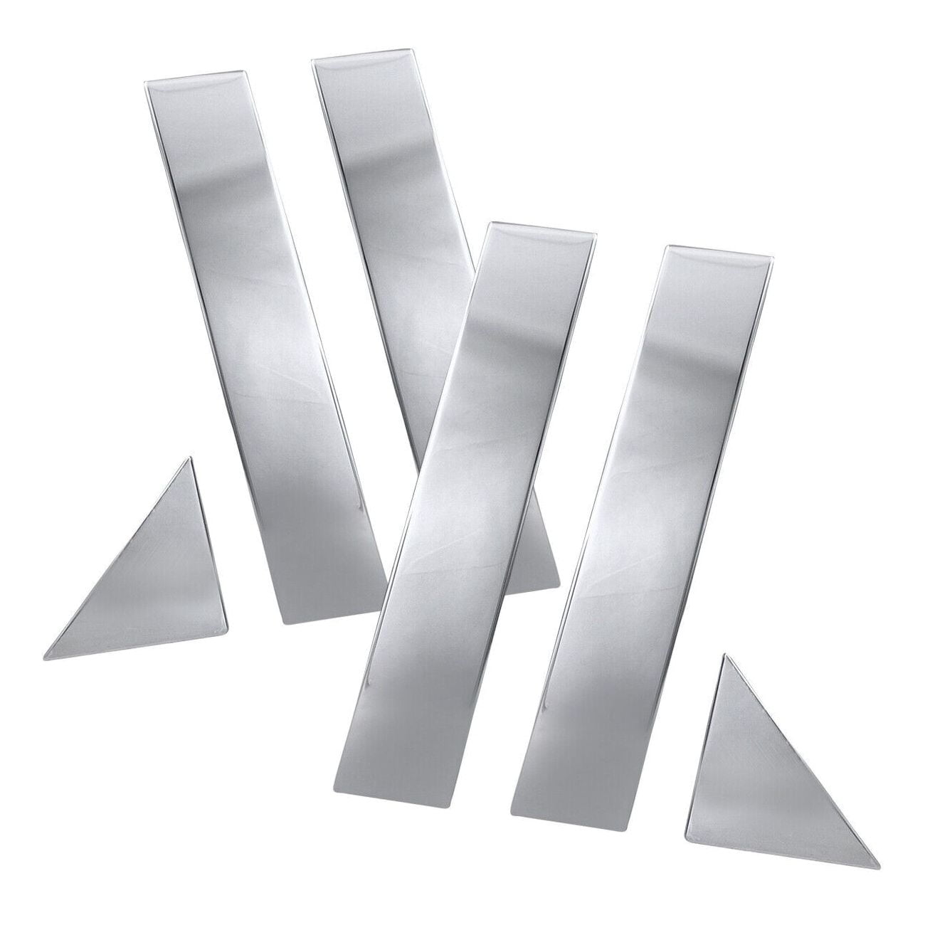 Dcmunx Trim Covers Chrome Door Pillar Posts Kit 6pc Heavy Duty ABS ...