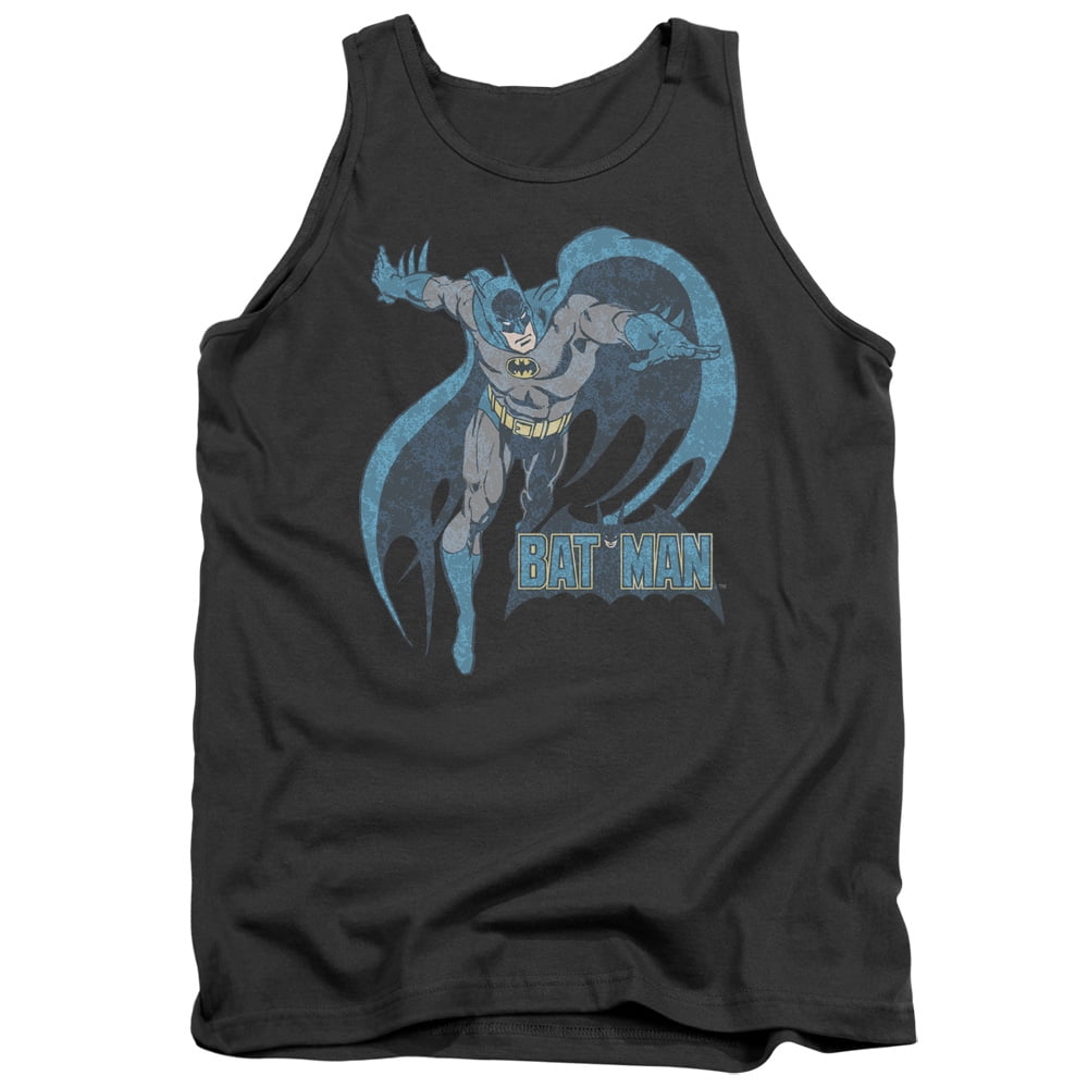 Dco/Desaturated Batman Adult Tank Top Charcoal - Walmart.com