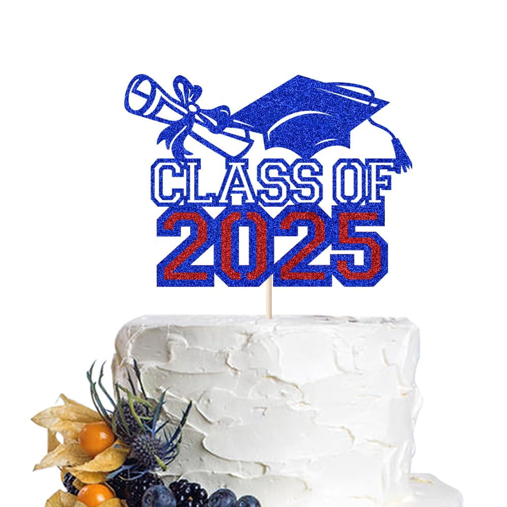 Dcokska Class of 2025 Cake Topper，Congrats RST1 2025 Graduation Happy ...