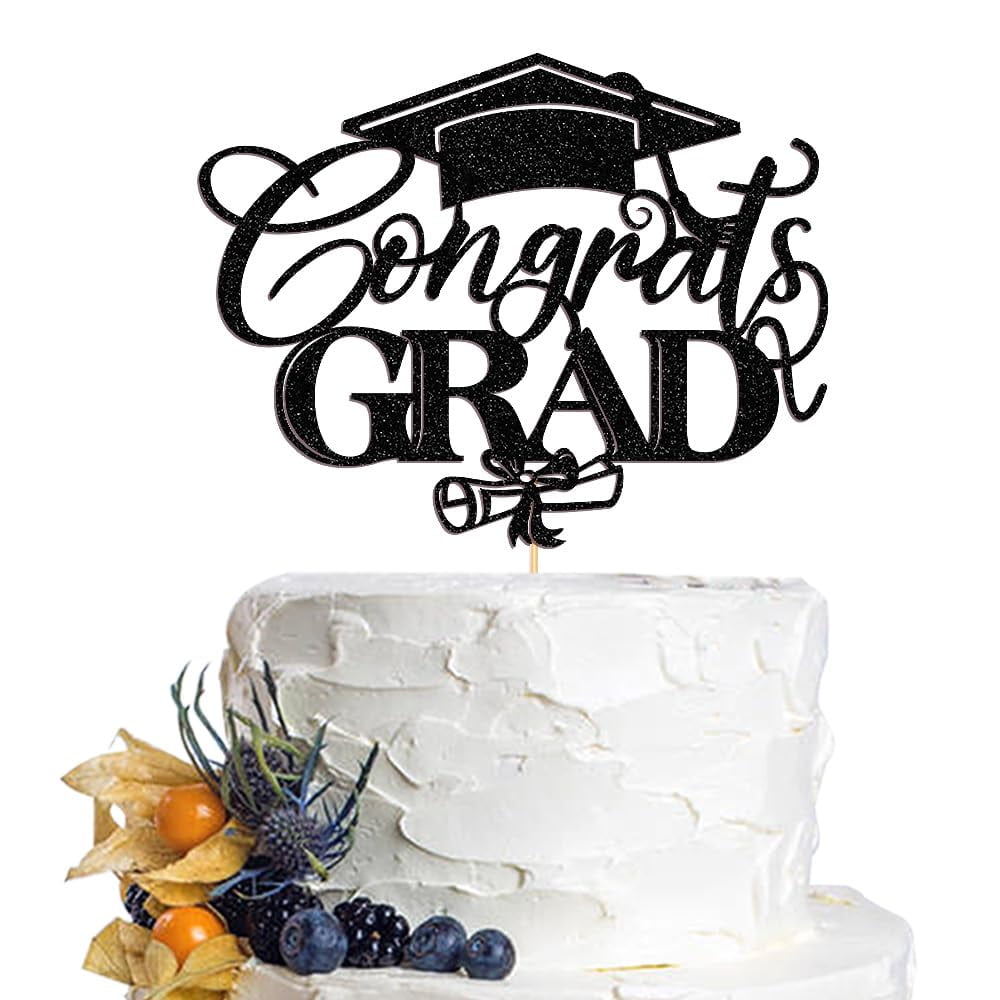 Dcokska Congrats Grad Cake Topper-2025 graduation party-primary ...