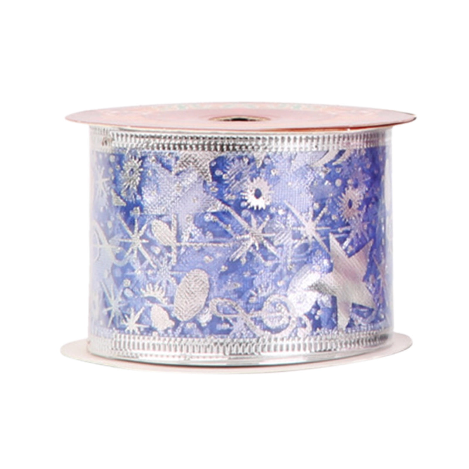 Dcomlko 10 Yards Hot Stamping Musical Note Christmas Ribbon With Wire ...