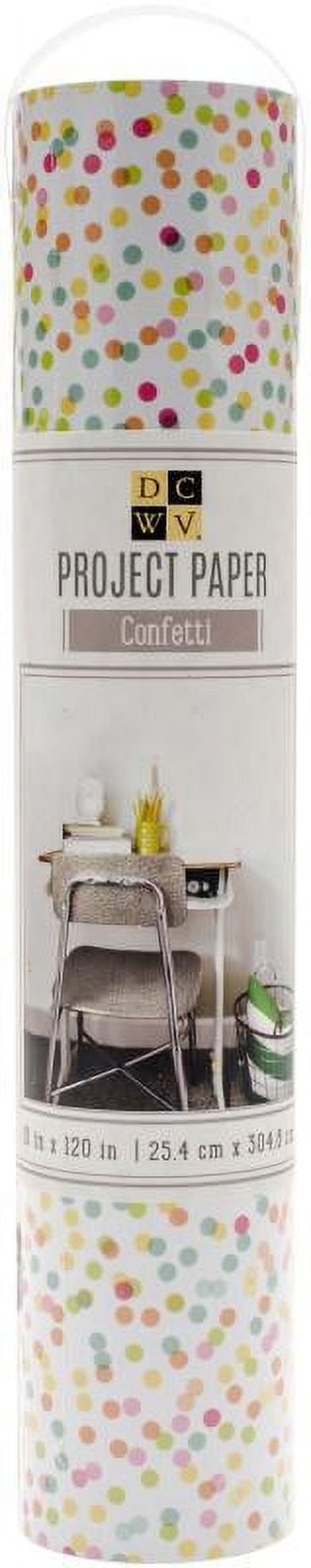 Dcwv Project Paper 10"x120"-confetti - Walmart.com