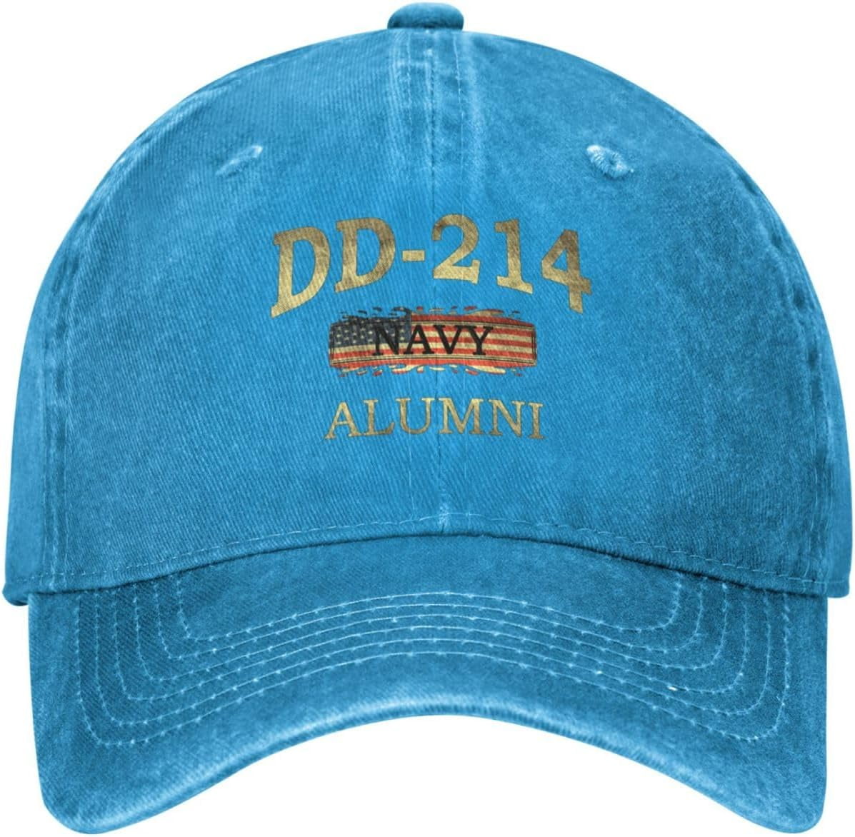 Dd-214 Navy Alumni Hat Adult Adjustable Classic Washed Casquette Cap ...