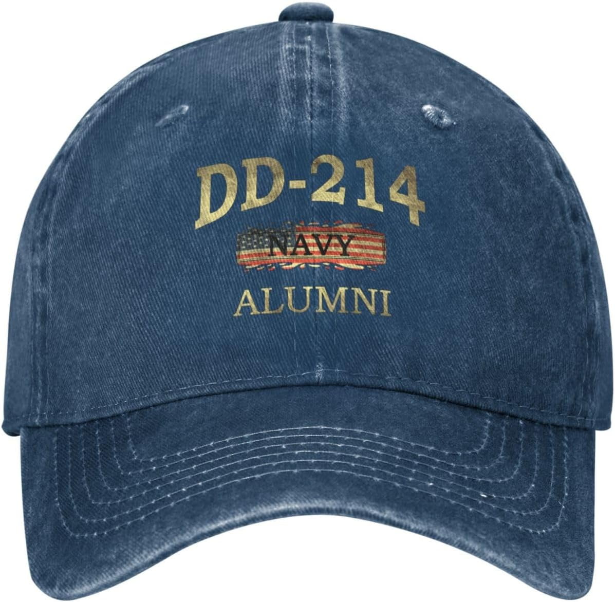 Dd-214 Navy Alumni Hat Adult Adjustable Classic Washed Casquette Cap ...