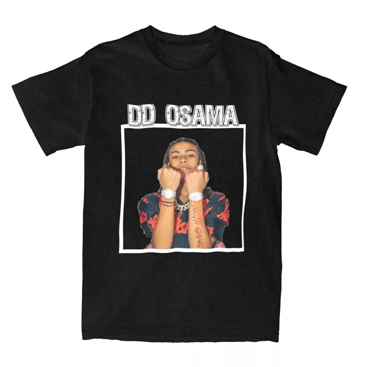 Dd Osama Hiphop Rapper Men Women's T Shirts Accessories Humorous Tee ...