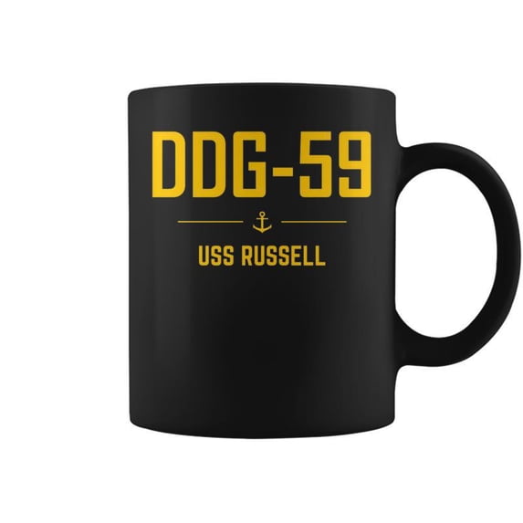 Ddg59 Uss Russell Coffee Mug - Walmart.com