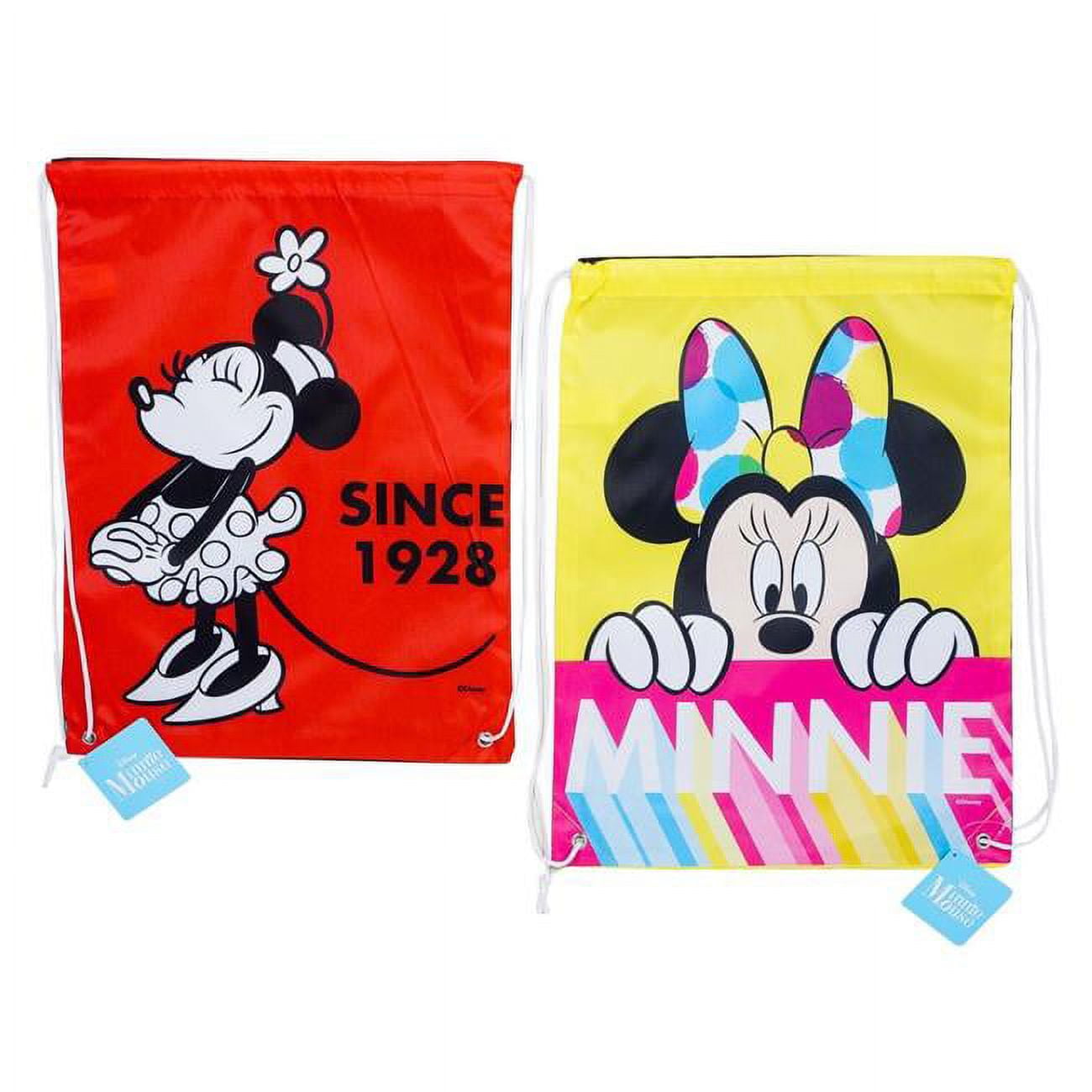 Ddi 2349664 18" Minnie Mouse Drawstring Backpack - Assorted Case Of 32 ...
