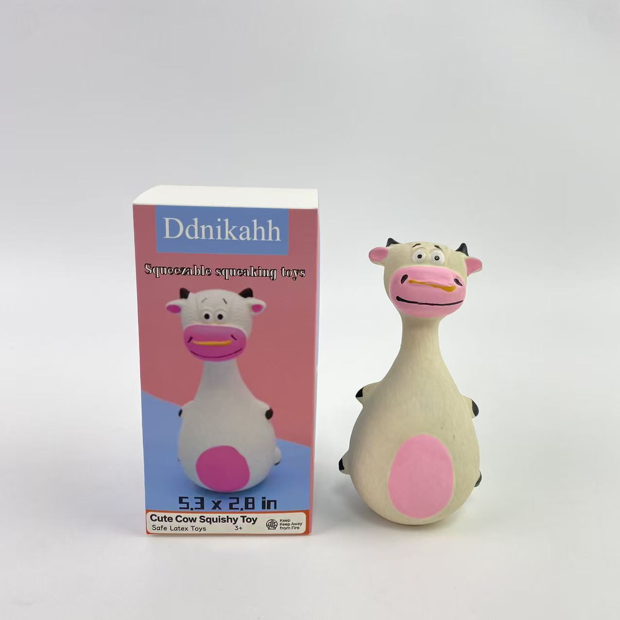Ddnikahh Squeezable squeaking toys,Squawking Latex Toy with Interactive ...