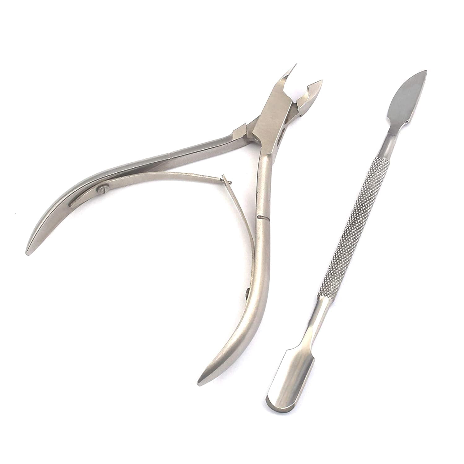 Ddp Cuticle Nipper With Cuticle Pusher- Professional Grade Stainless ...