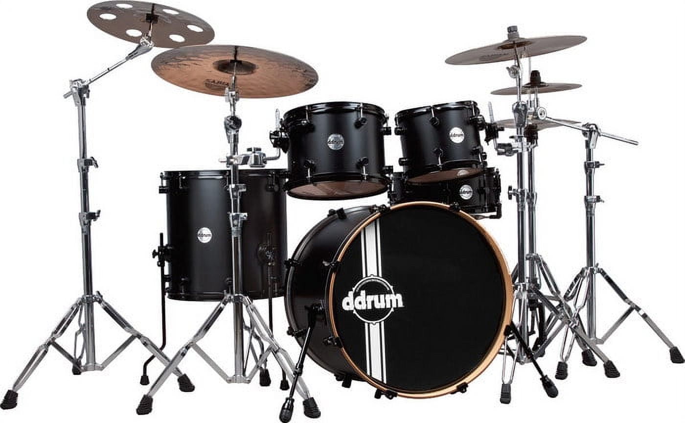 Ddrum REFLEX RSL 22 5 PC BKS Reflex Series Alder Shell Drum Kit W ...
