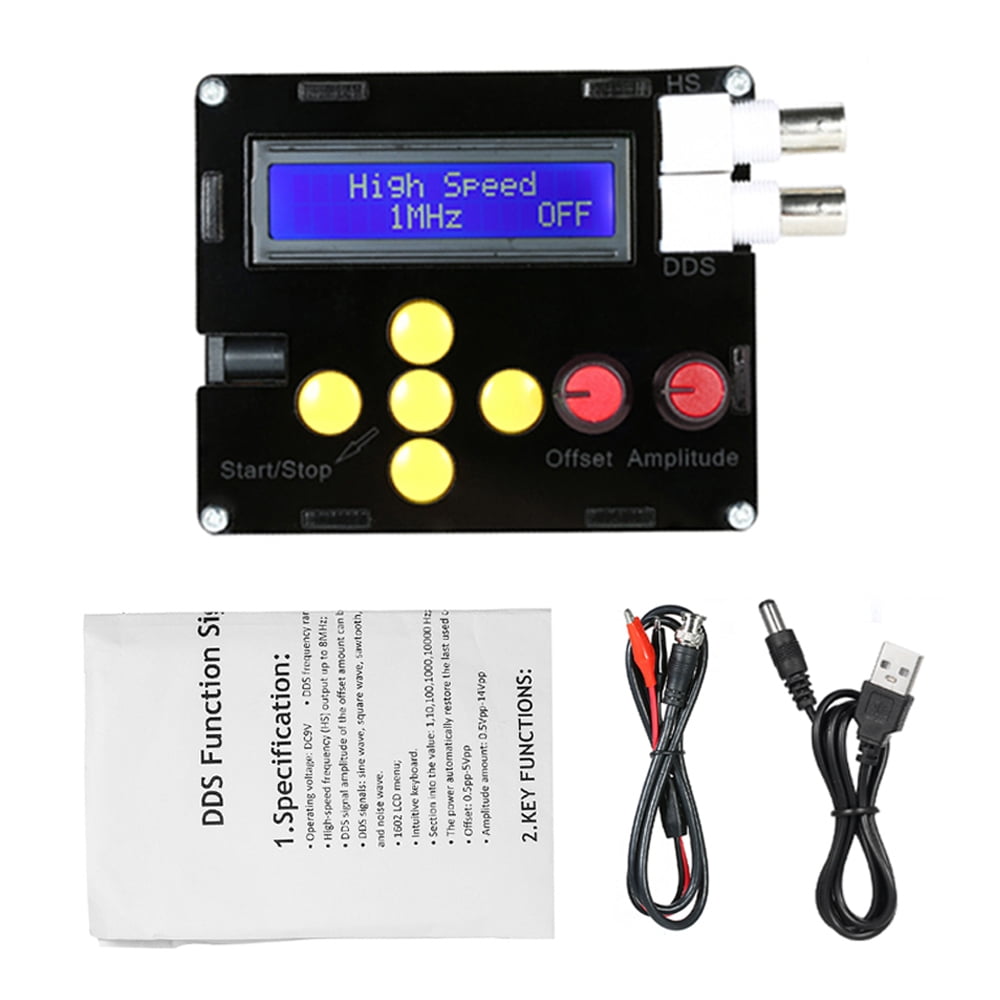 Dds DDS Function Low Frequency Signal Generator Sine//Square/Sawtooth ...