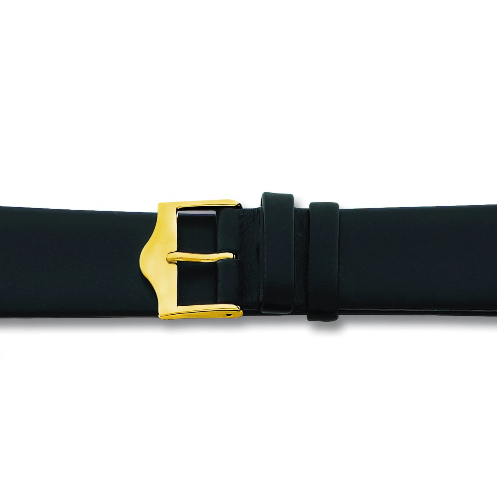 De Beer Black Leather Watch Band 19Mm Gold Color - Walmart.com