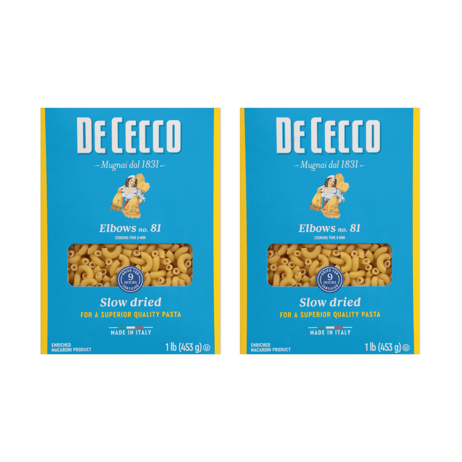 De Cecco Dececco Elbow Macaroni Noodles Italian Pasta - Dry Pasta ...