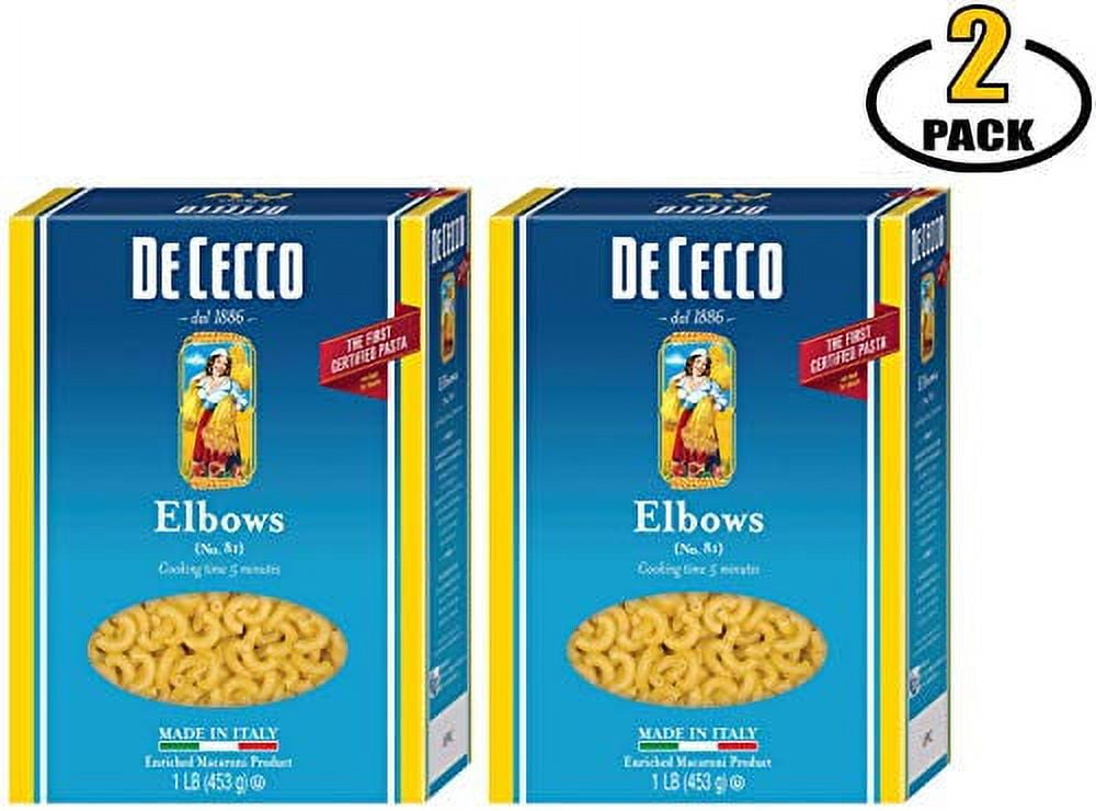 De Cecco Dececco Elbow Macaroni Noodles Italian Pasta - Dry Pasta ...