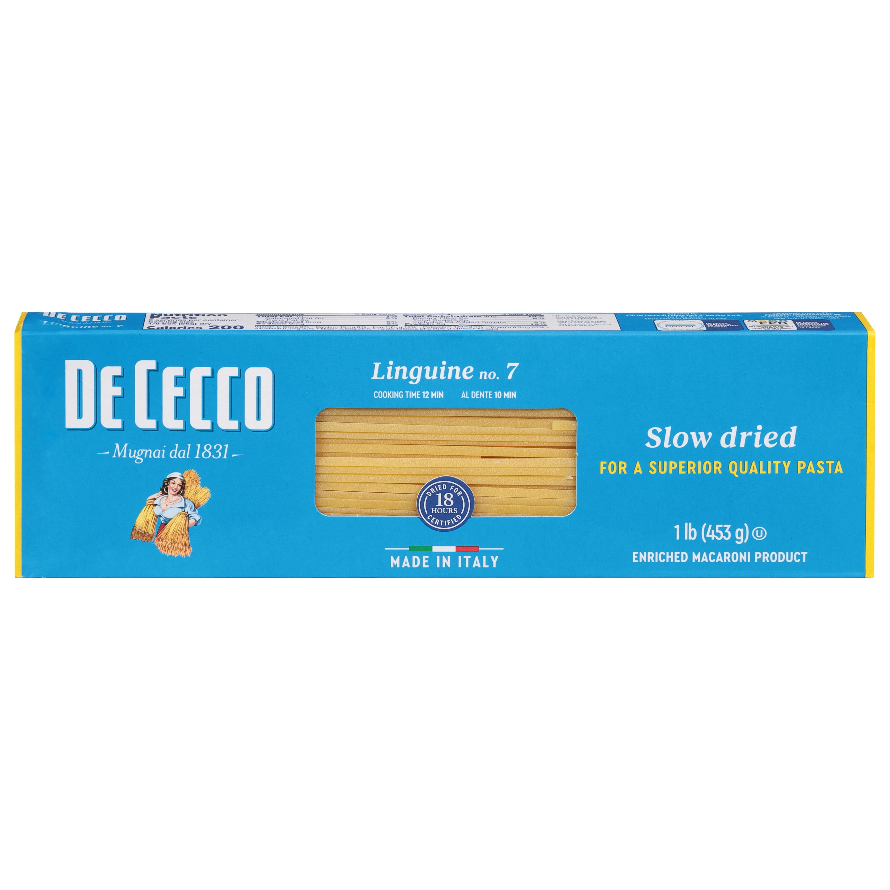 De Cecco Linguine Pasta 16 oz (Pack Of 12) - Walmart.com
