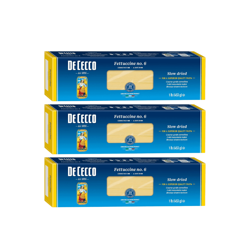 De Cecco Pasta, Fettuccine, 16 oz (Pack of 3) - Walmart.com