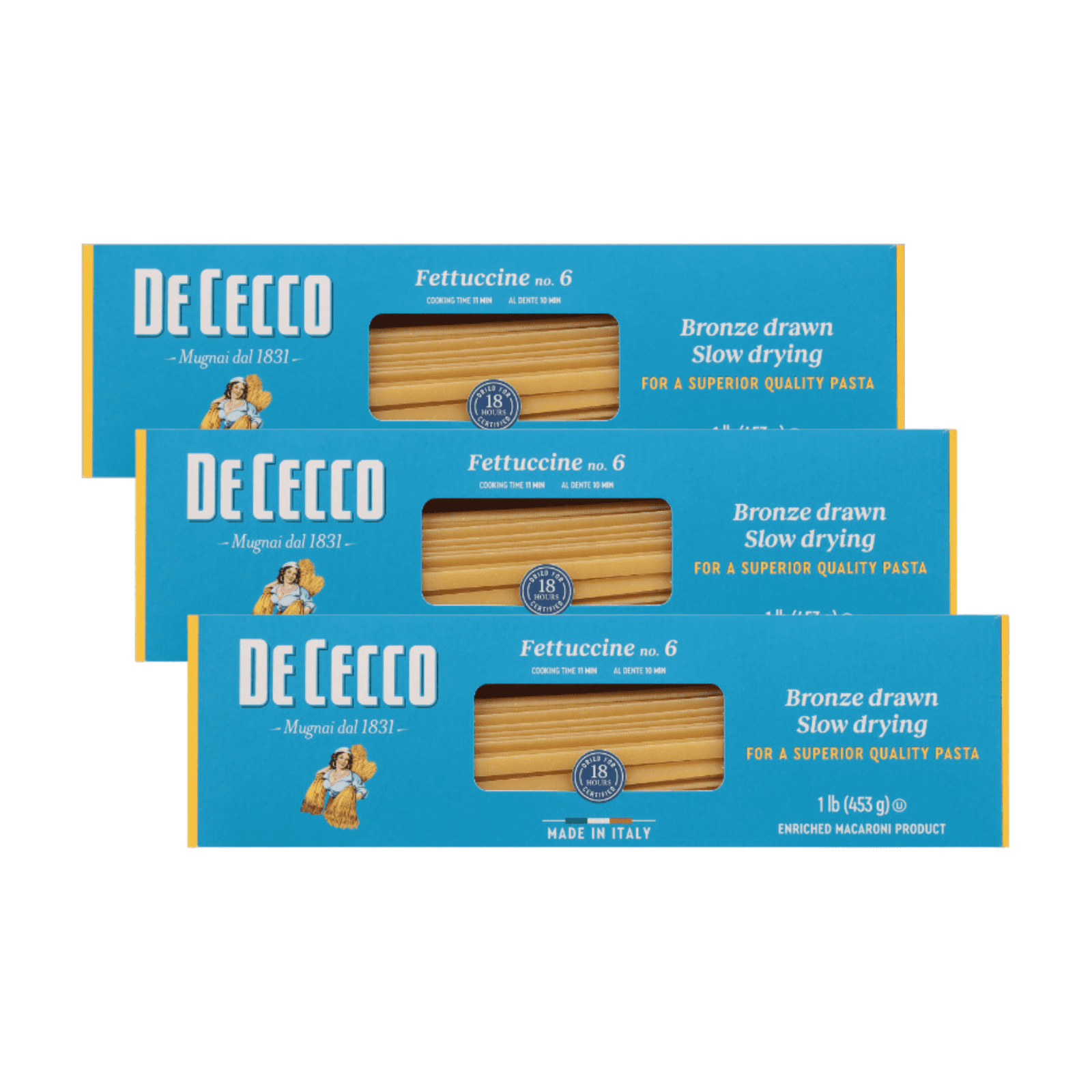 De Cecco Pasta, Fettuccine, 16 oz (Pack of 3) - Walmart.com