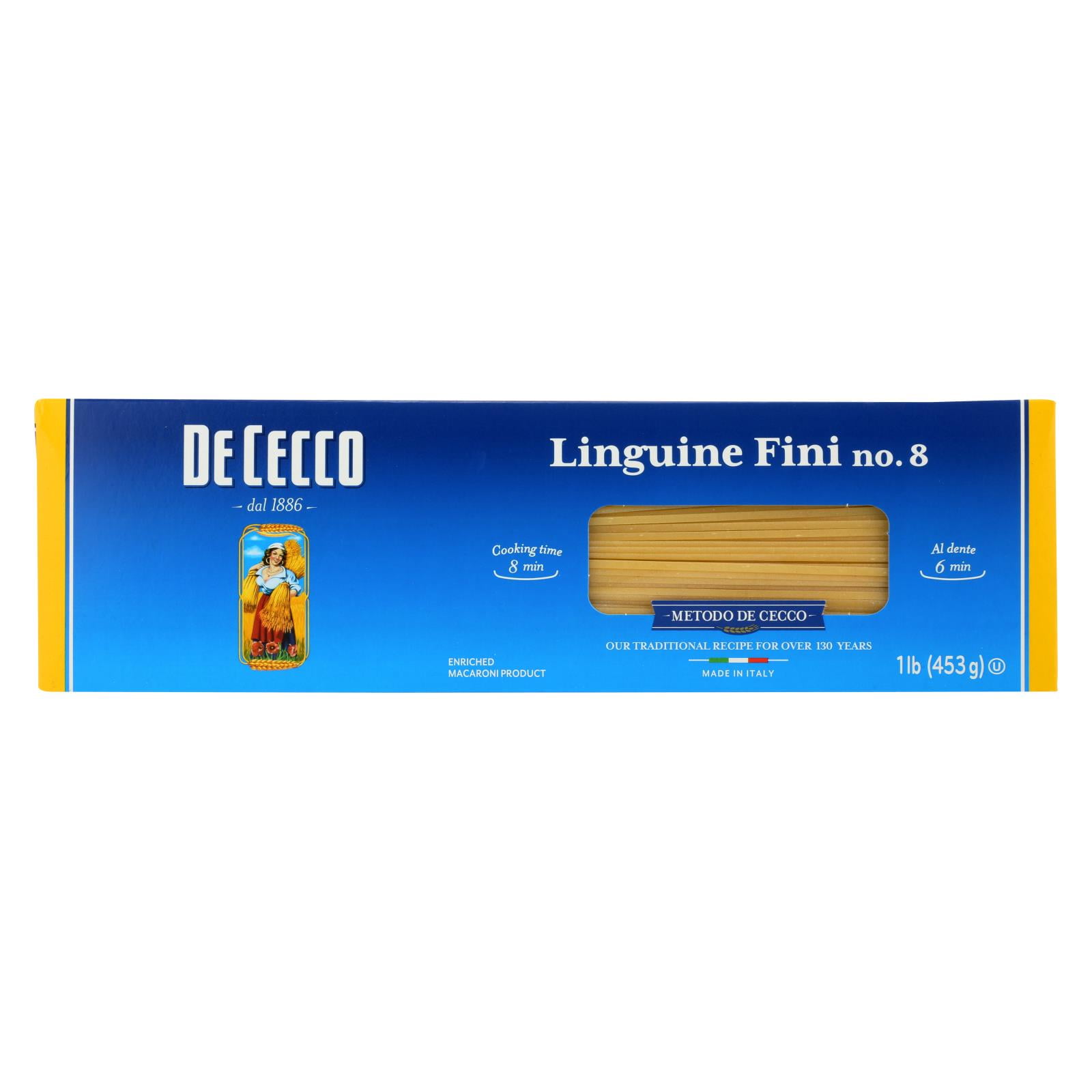 De Cecco Pasta - Linguine Fini Pasta - Case of 20 - 16 oz. - Walmart.com