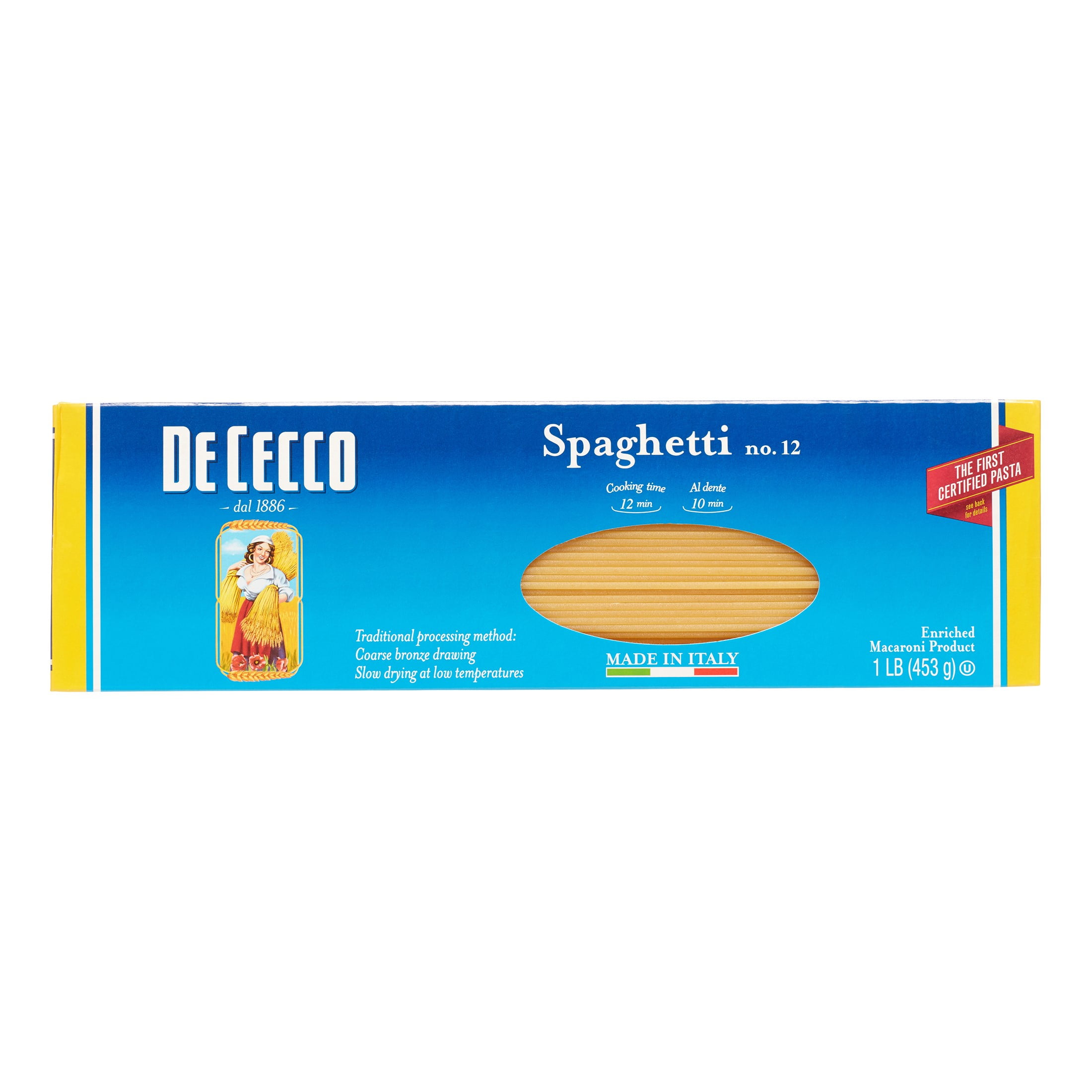 De Cecco Pasta Spaghetti,16Oz (Pack Of 20) - Walmart.com