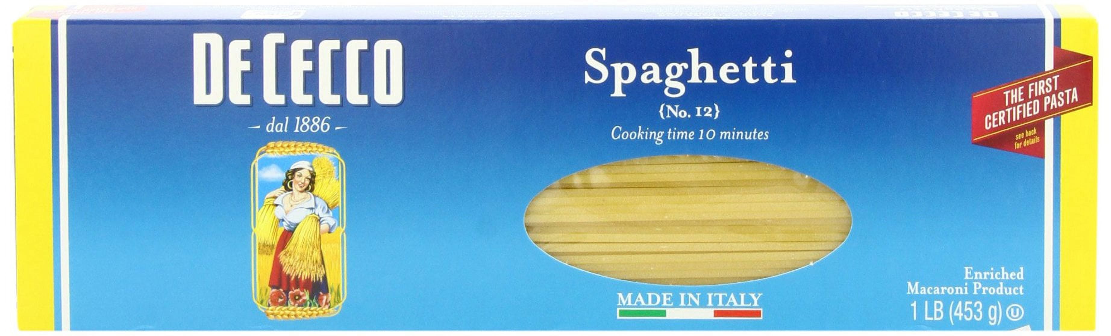 De Cecco Pasta, Spaghetti No. 12, 1 Pound (Pack Of 5) - Walmart.com