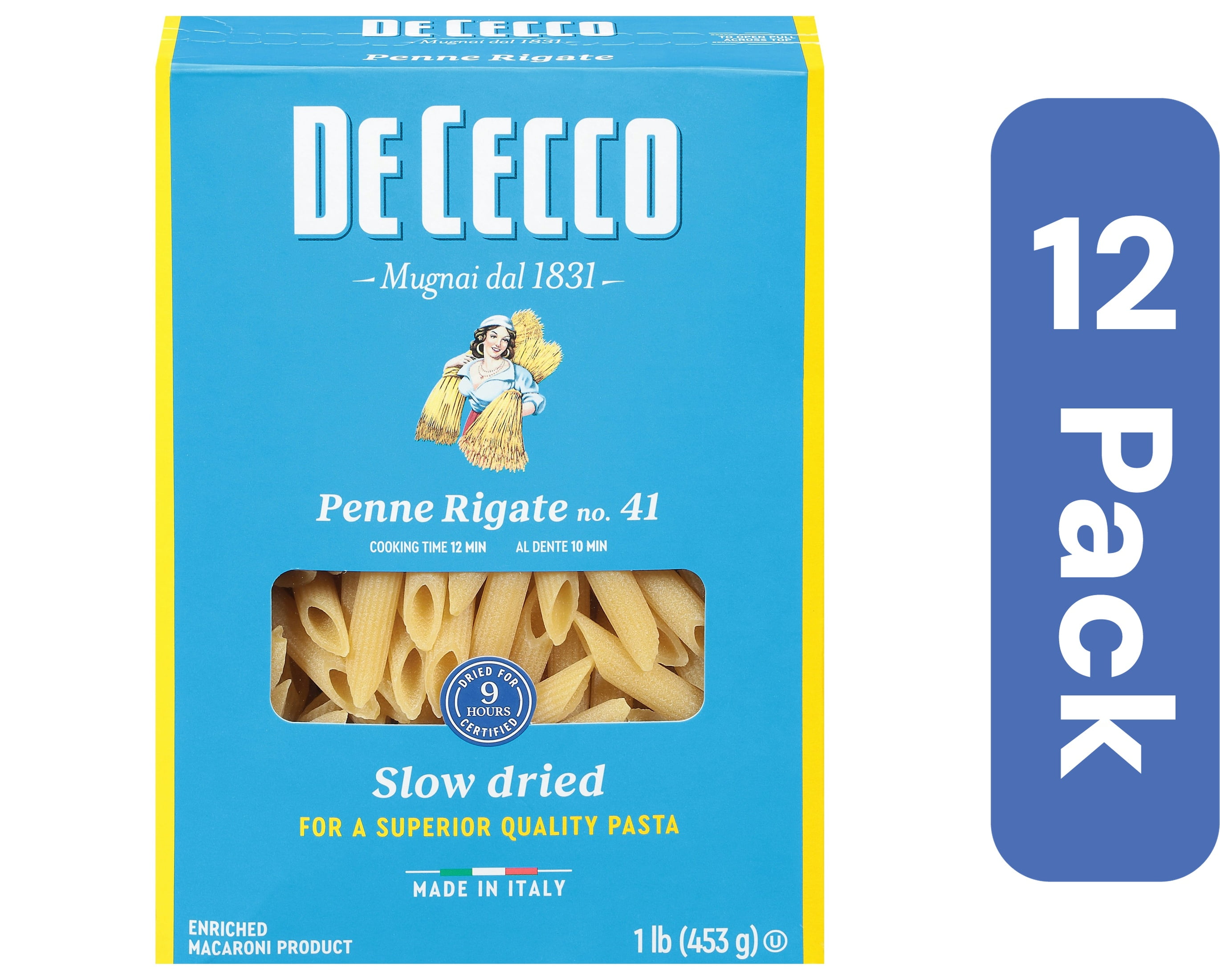 De Cecco Penne Rigate Pasta 16 oz (Pack Of 12) - Walmart.com