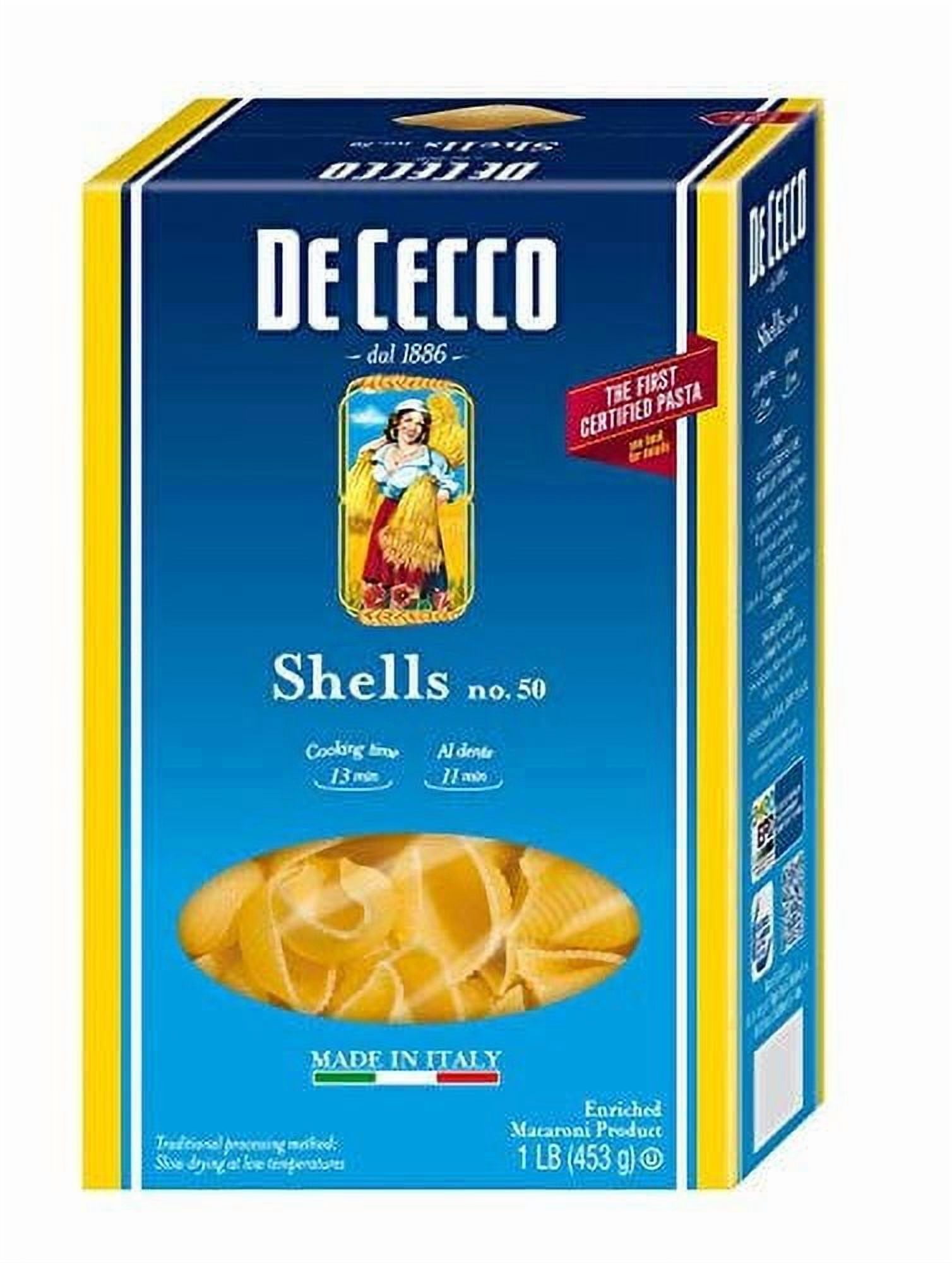 De Cecco Pasta Shells, 16 Ounce, Case of 12 - Walmart.com