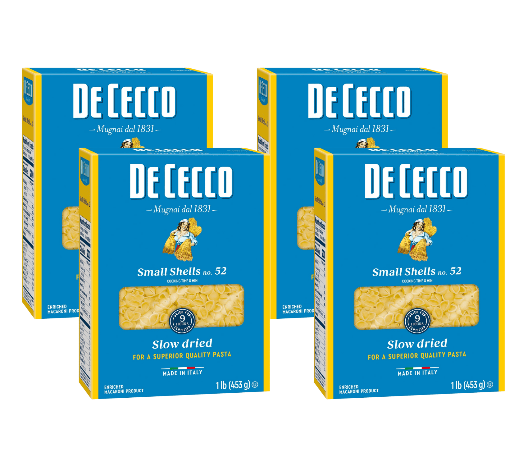 De Cecco Small Shells Pasta, 16 oz (Pack of 4) - Walmart.com