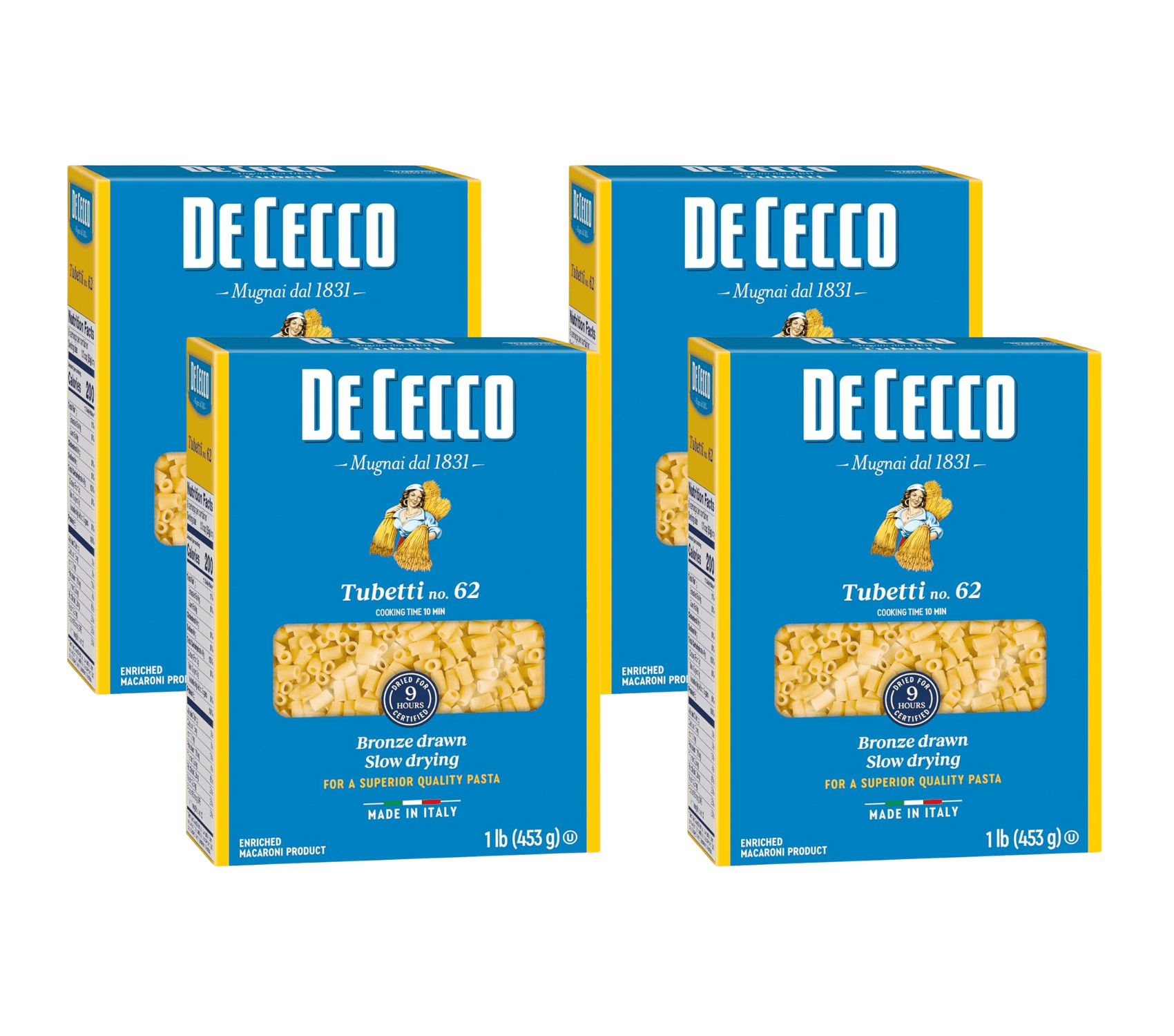 De Cecco Tubetti Pasta, 16 oz (Pack of 4) - Walmart.com