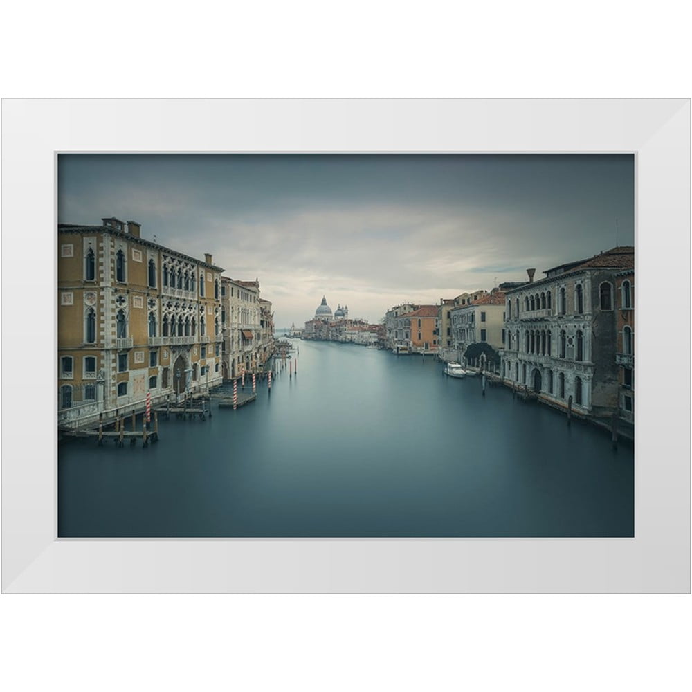 De Franzoni, Thomas 32x23 White Modern Wood Framed Museum Art Print ...